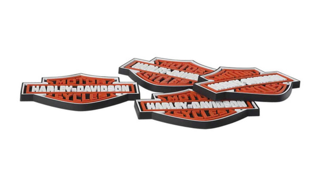 Harley Davidson Bar & Shield Rubber Coaster Set HDL-18515 – Schaeffer's ...